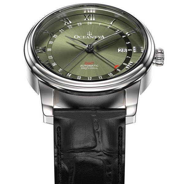 Oceaneva Men's OceanTrek GMT 200m Seiko NH34 Automatic 200m Water ...
