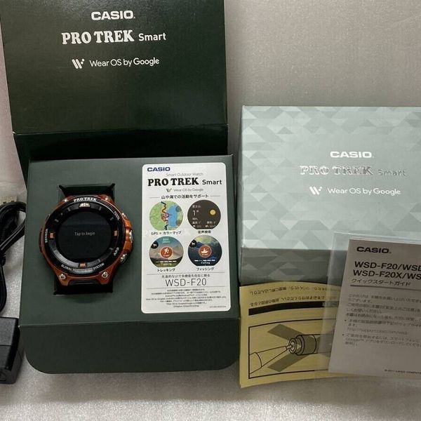Casio Protrek Smart WSD-F20 Mens Watch Digital Orange WSD-F20-RG with ...