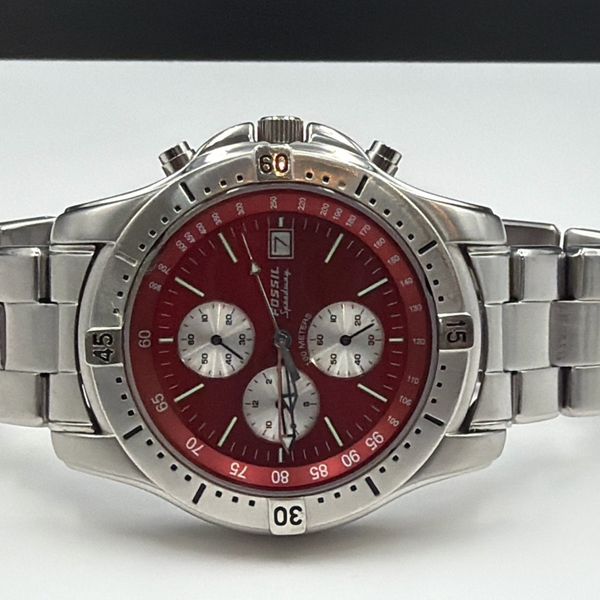Fossil Blue Chronograph Speedway Ref. CH-2342 Wristwatch Men's - 44mm ...