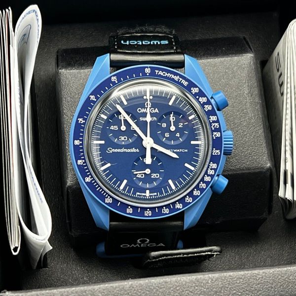 Omega X Swatch Bioceramic Moonswatch Mission To Neptune | WatchCharts ...