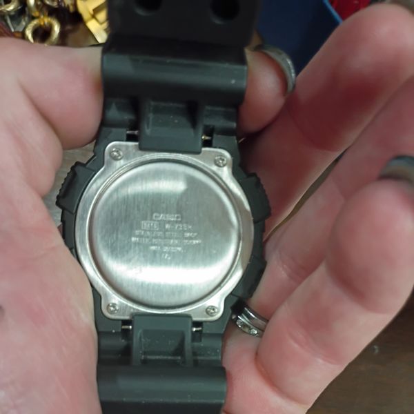 CASIO Vibration Alarm Super Illuminator 3416 W-735H Quartz Digital Men ...