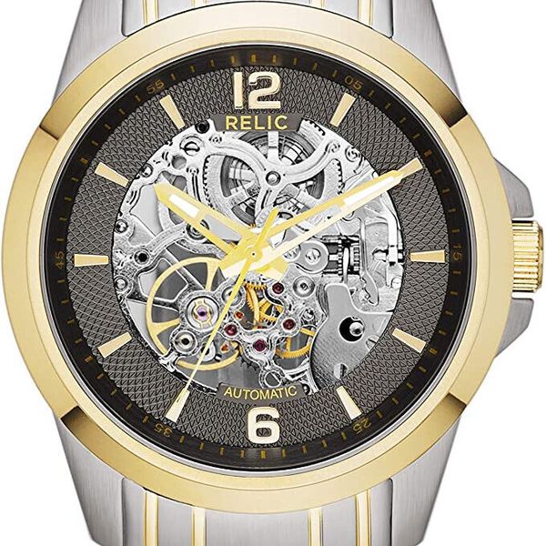 Relic by Fossil Men's Damon Automatic Stainless Steel Dress Watch ...