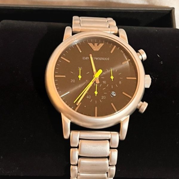 Emporio Armani Chronograph Men's Watch - AR11324 | WatchCharts Marketplace