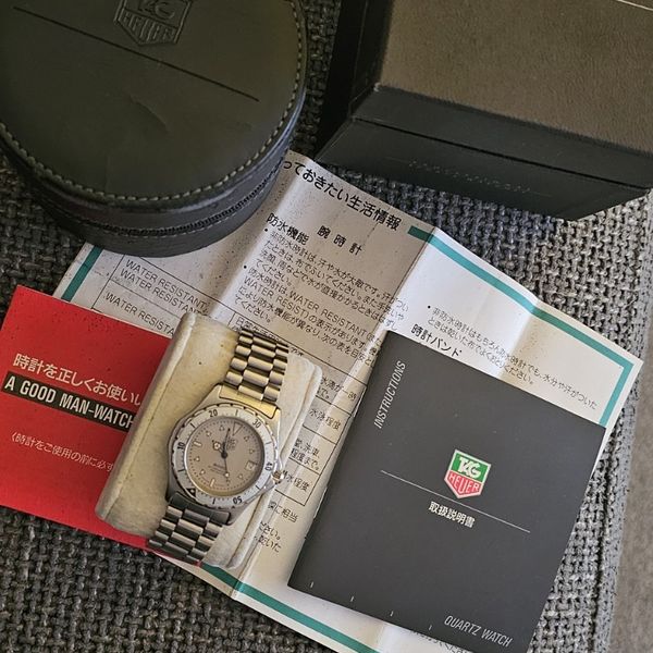 Tag Heuer Professional 2000 Mid Size Full Set with Box | WatchCharts ...