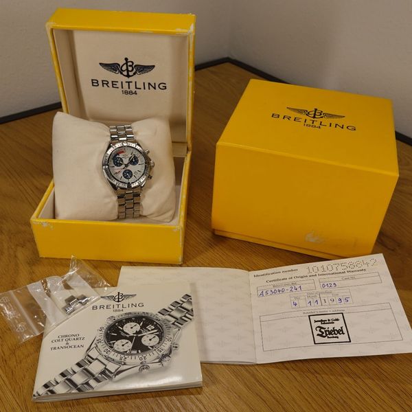 BREITLING 41 mm Transocean Colt Chronograph A53040 Quarz FULL SET | WatchCharts Marketplace