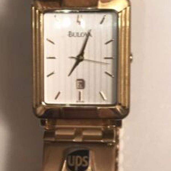 United Parcel Service UPS 25 Years of Service Watch 1DIAMOND Bulova ...