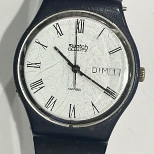 SWATCH â Originalsâ Vintage Watch (1983) GB703 Day/Date | WatchCharts ...