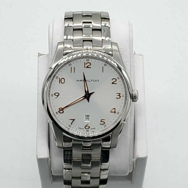 Hamilton Jazzmaster Thinline Silver Dial Quartz Men's Watch H38511113 ...