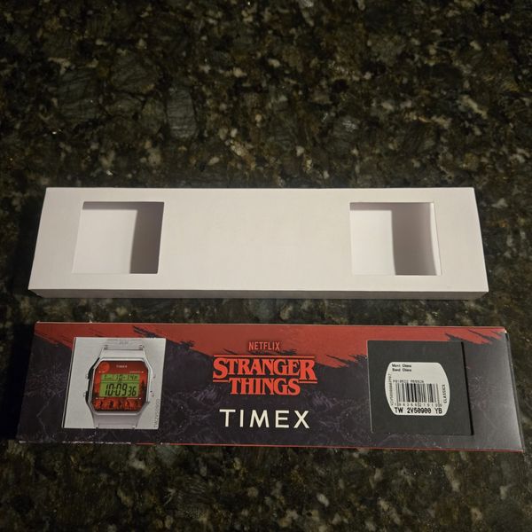 New Timex T80 Stranger Things TW2V50900 Digital Watch Special Edition ...