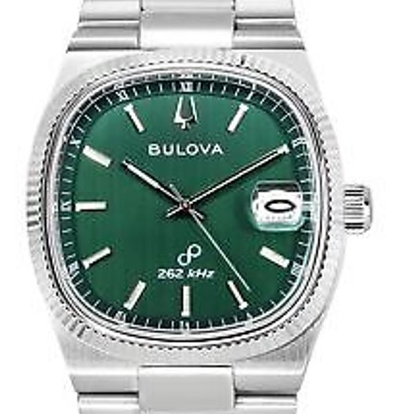 Bulova Classic Green Dial Quartz Dress Men's Watch 96B439 | WatchCharts ...