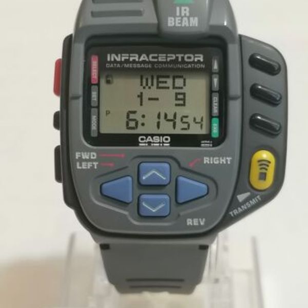 Vintage Casio CYBER CROSS JG-100 Game Communicator Watch | WatchCharts ...