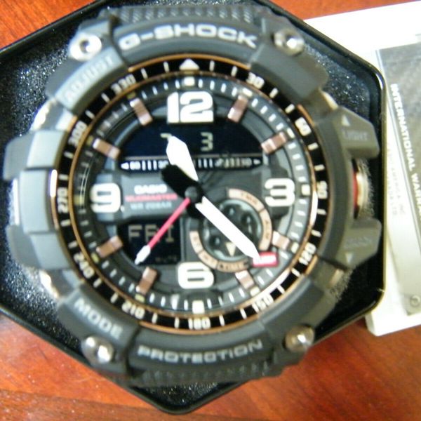 NEW Casio G-SHOCK mudmaster GG-1000GB-1A Watch Vintage Gold Black BNIB ...