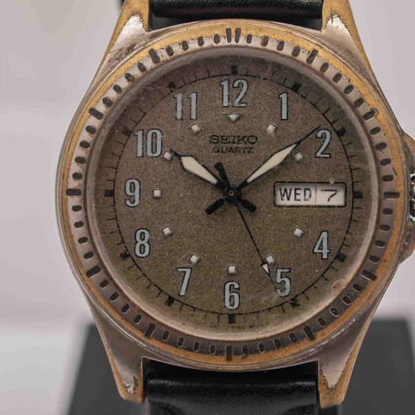 Uncommon - Seiko Men's Quartz Day Date Field Wrist Watch 7N43-8B09 ...