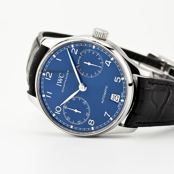 fsot - IWC Portuguese Automatic - 7 Day - Blue Dial - IW500710 ...