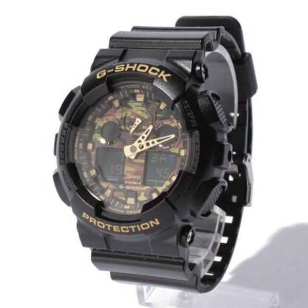 CASIO G-SHOCK Camouflage Dial GA-100CF-1A9JF Men's Watch New in Box ...