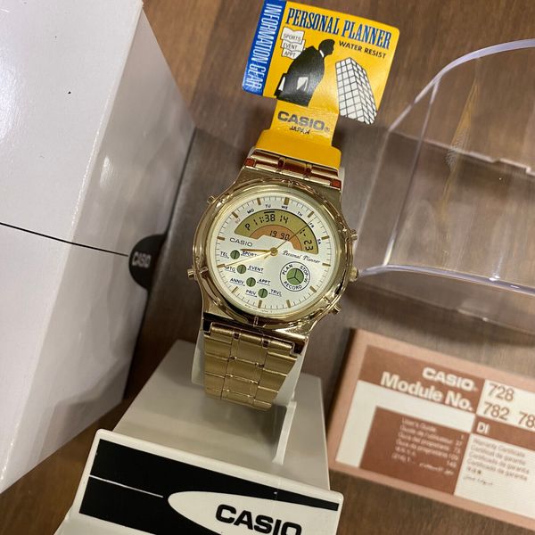 Casio IA-1120 Personal Planner Data Bank Rare Vintage Digital Watch NOS ...