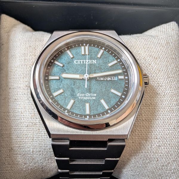 [WTS] Citizen Zenshin Eco-Drive Titanium Turquoise w/ Box - $350 ...