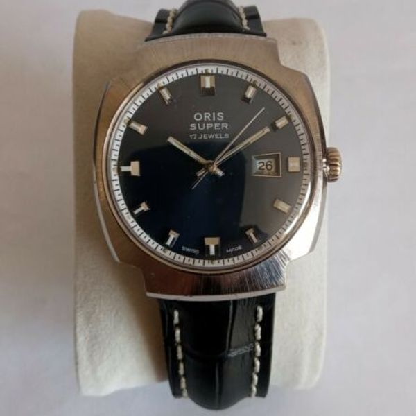 Oris super 17 Wristwatch, Date, New Quality Strap, Working ...