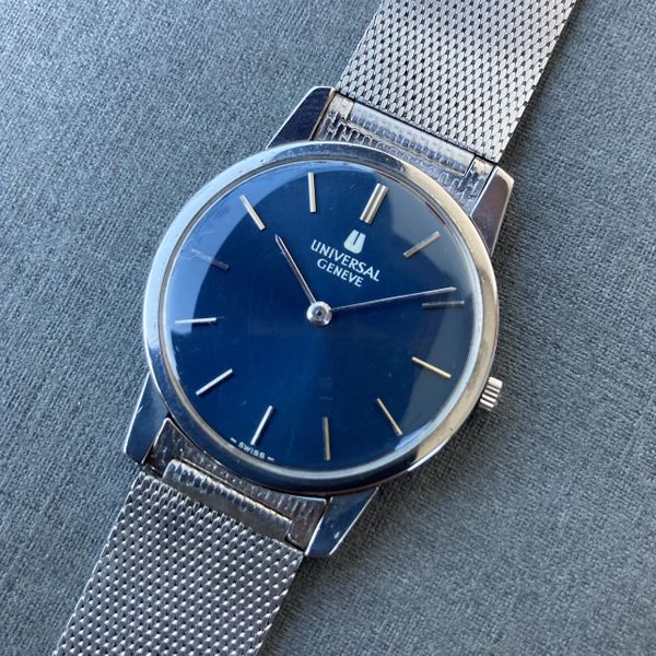 [WTS] 1970s Universal Geneve Blue Dial Ultra Thin | WatchCharts Marketplace