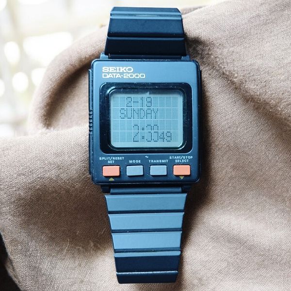 Vintage SEIKO DATA 2000 Watch / Computer Full Set New With Tags ...