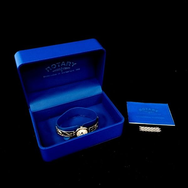 Rotary Sterling Silver Quartz Watch Working New Battery Fitted Boxed ...