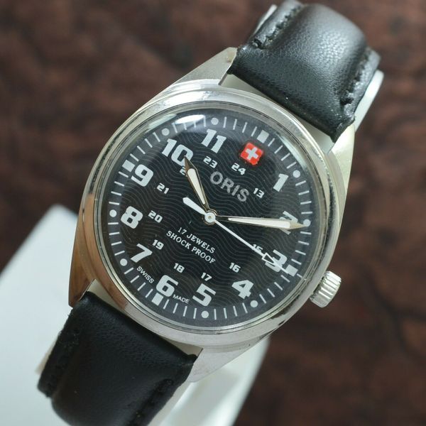 Beautiful Oris Hand Wind ST 96 17 Jewels Men's Wrist Watch ...