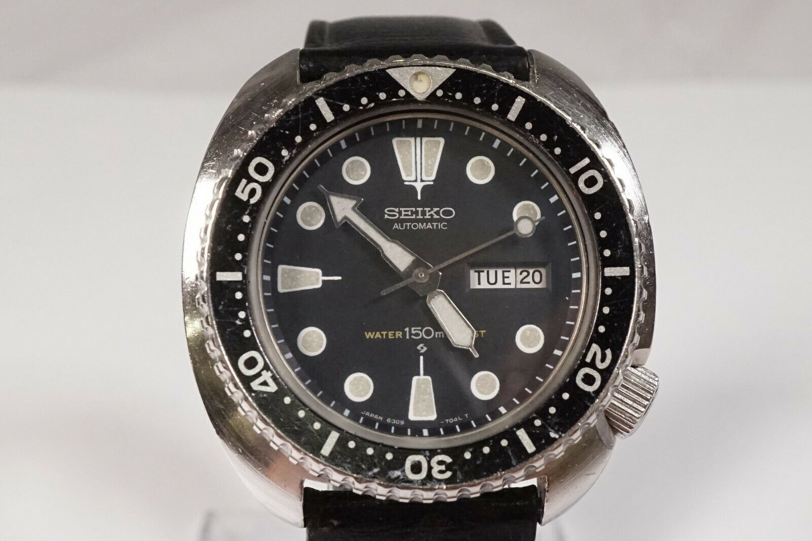 VINTAGE SEIKO AUTOMATIC 6309-7049 DAY / DATE TURTLE DIVER 150M WATCH #WS764 | WatchCharts
