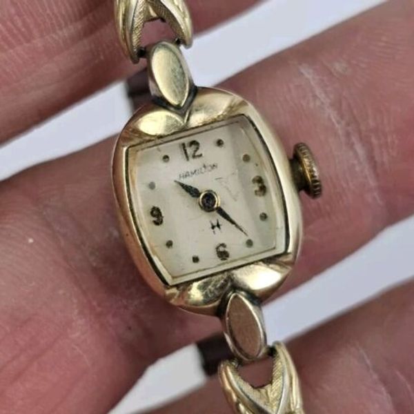 Vintage Ladies Hamilton Manual Wind 10k RGP Watch Cal 780 - Working ...
