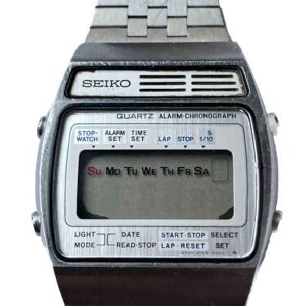 Nouvelle annonceMontre Bracelet Seiko A158 5000 Alarm Chronograph ...