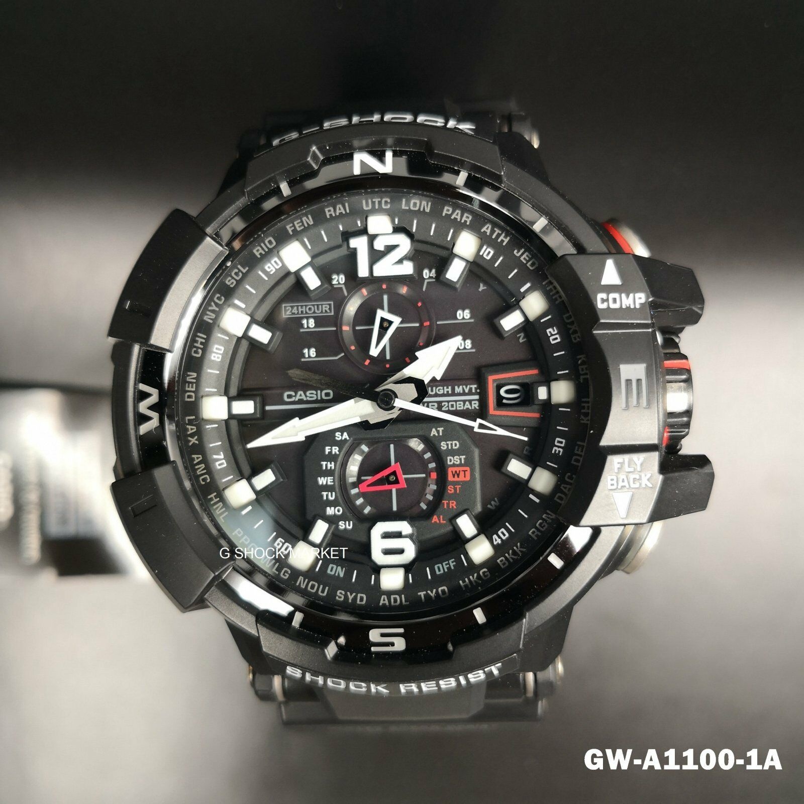 Watch GW-A1100-1A Casio G-Shock SKY COCKPIT GW-A1100-1A Aviation ...