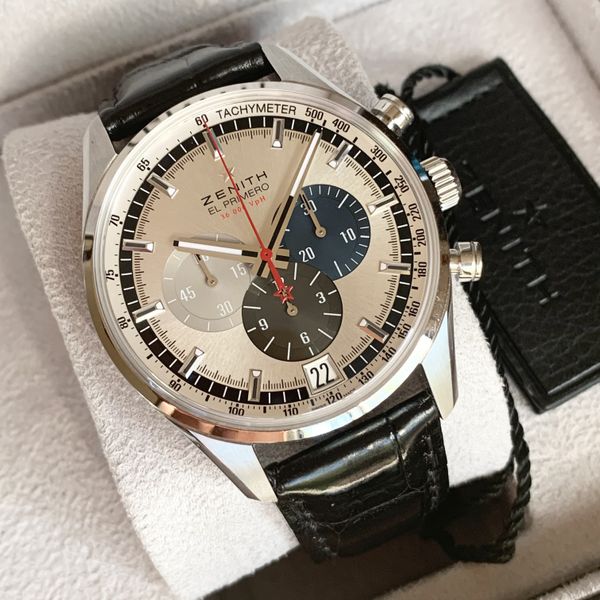 FSOT: Zenith El Primero Chronomaster Tri-color 1969 Silver 36'000 VpH ...