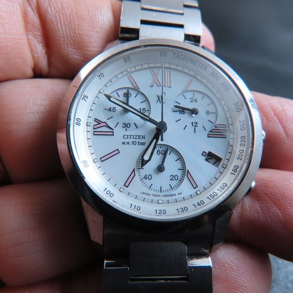 Japan Citizen XC Chronograph Quartz Women Watch | WatchCharts Marketplace