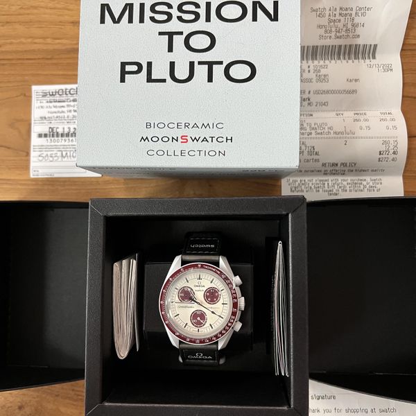 [WTS/WTT] Mission to Pluto Omega x Swatch Speedmaster MoonSwatch - $325 ...