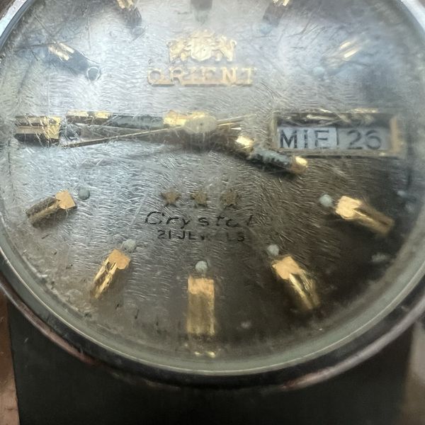 Vintage Orient 3 Star Crystal 21 Jewel Automatic Watch. Runs. Used. | WatchCharts Marketplace