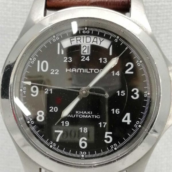 HAMILTON Khaki Field King H644550 Men's Watch USED from japan ...