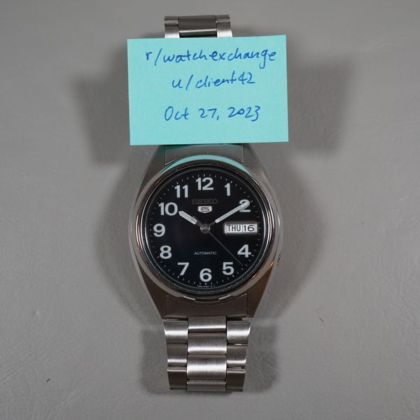 [WTS] Rare Seiko 5 SNXP19 7S26 Numeric Black Dial Automatic - $150 ...