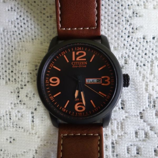 FS: Citizen Eco-Drive BM8475-26E (black-and-orange aviator dial) - $99 ...