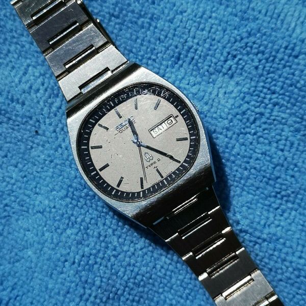 SEIKO QUARTZ TYPE II WATCH 7123-503A. 1979. RARE. VINTAGE. QUARTZ. VGC ...