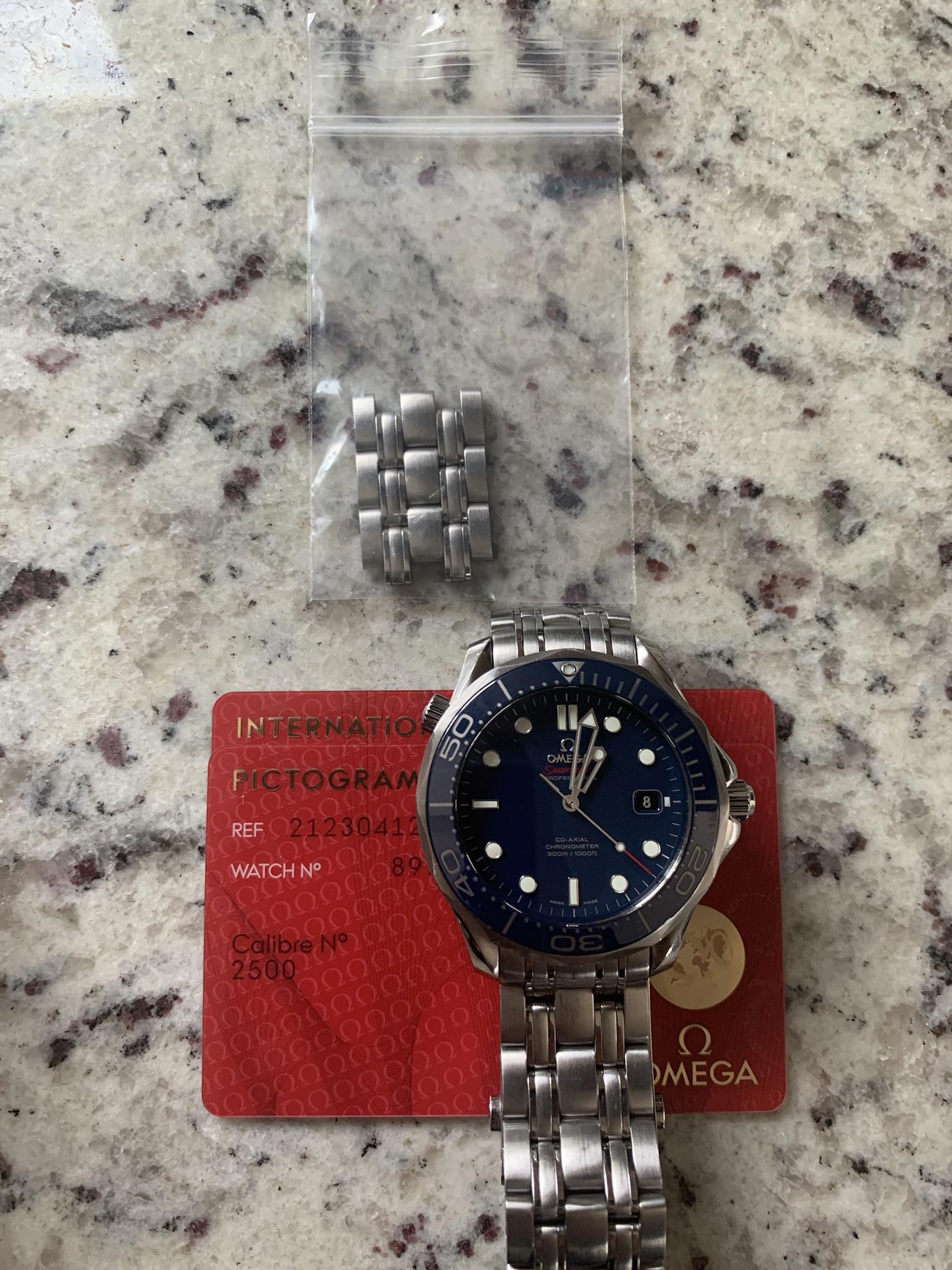 Omega SMPC blue $2750 | WatchCharts
