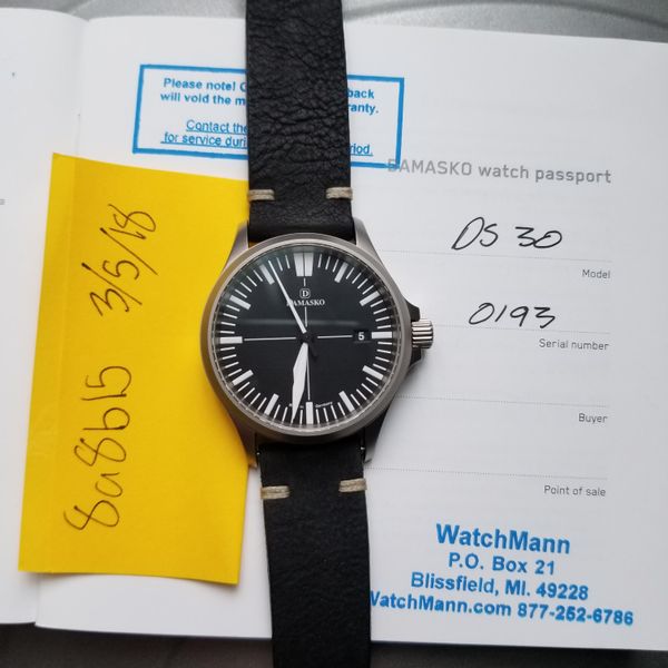 [WTS] Damasko DS30 $825 | WatchCharts Marketplace