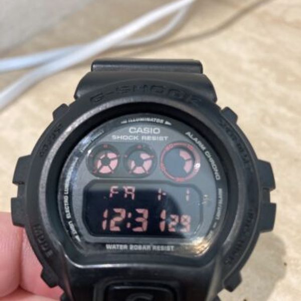 Excellent Condition Blackout Casio G Shock DW6900MS-1 Military ...