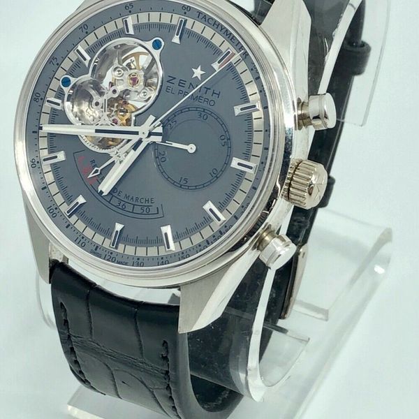Zenith El Primero Chronomaster Power Reserve 42mm Platinum Watch 40. ...