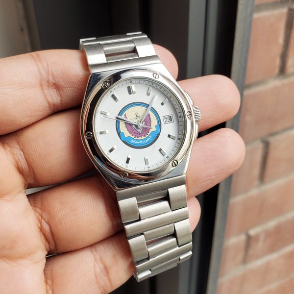 [$119 USD] FS: Rotary Military RSAF Logo signed Rare Swiss Watch $119 ...