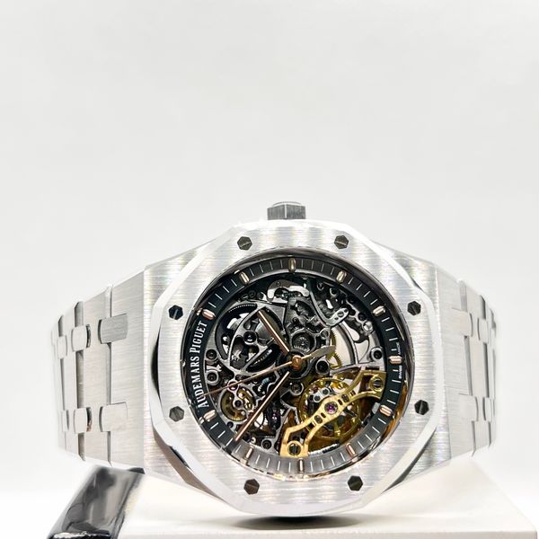 Brand New Audemars Piguet Royal Oak Classic 41 15407ST Skeleton Dial ...