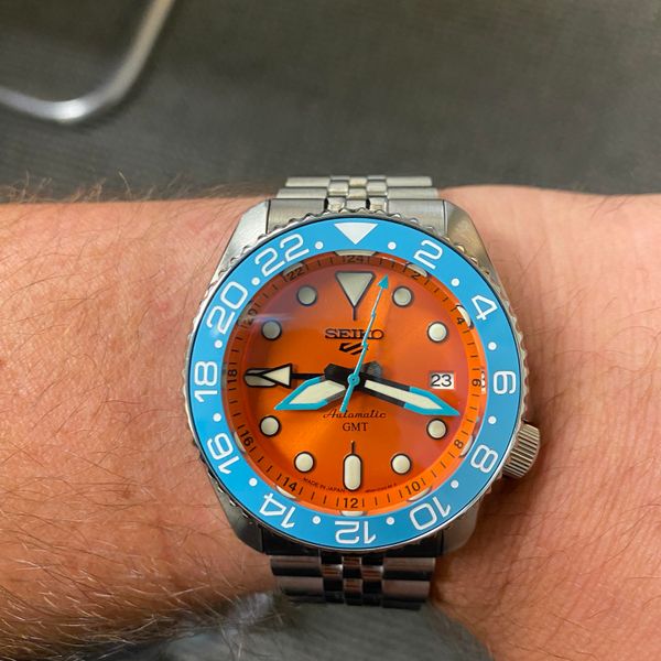 [WTS] Seiko 5 GMT with Gulf Bezel (400 OBO) Free Shipping CONUS ...