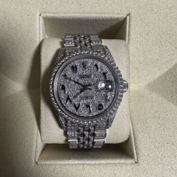 Rolex 36mm Arabic Dial Dimond Daydate | WatchCharts Marketplace