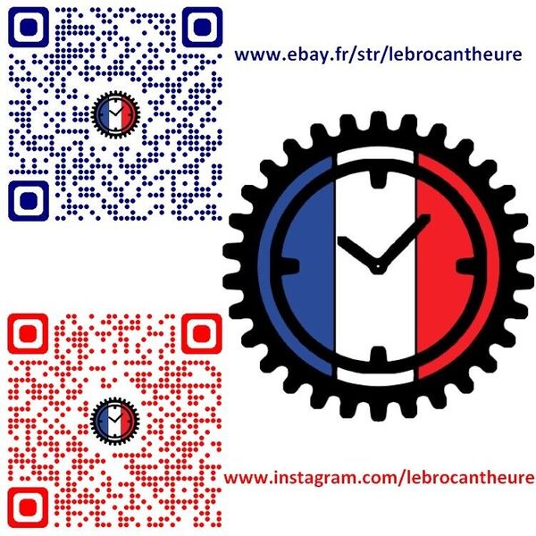 Lip Incabloc Calibre R136 circa 1960 superbe LEBROCANTHEURE MONTRE ...