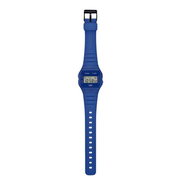 Casio POP F-91WB-2A1DF Unisex Blue Bio Based Digital Watch ...