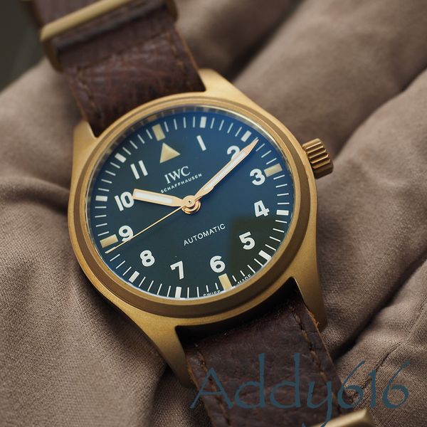 FSOT BNIB IWC Pilot's Watch 36mm Rake / Revolution Limited Bronze Mark ...