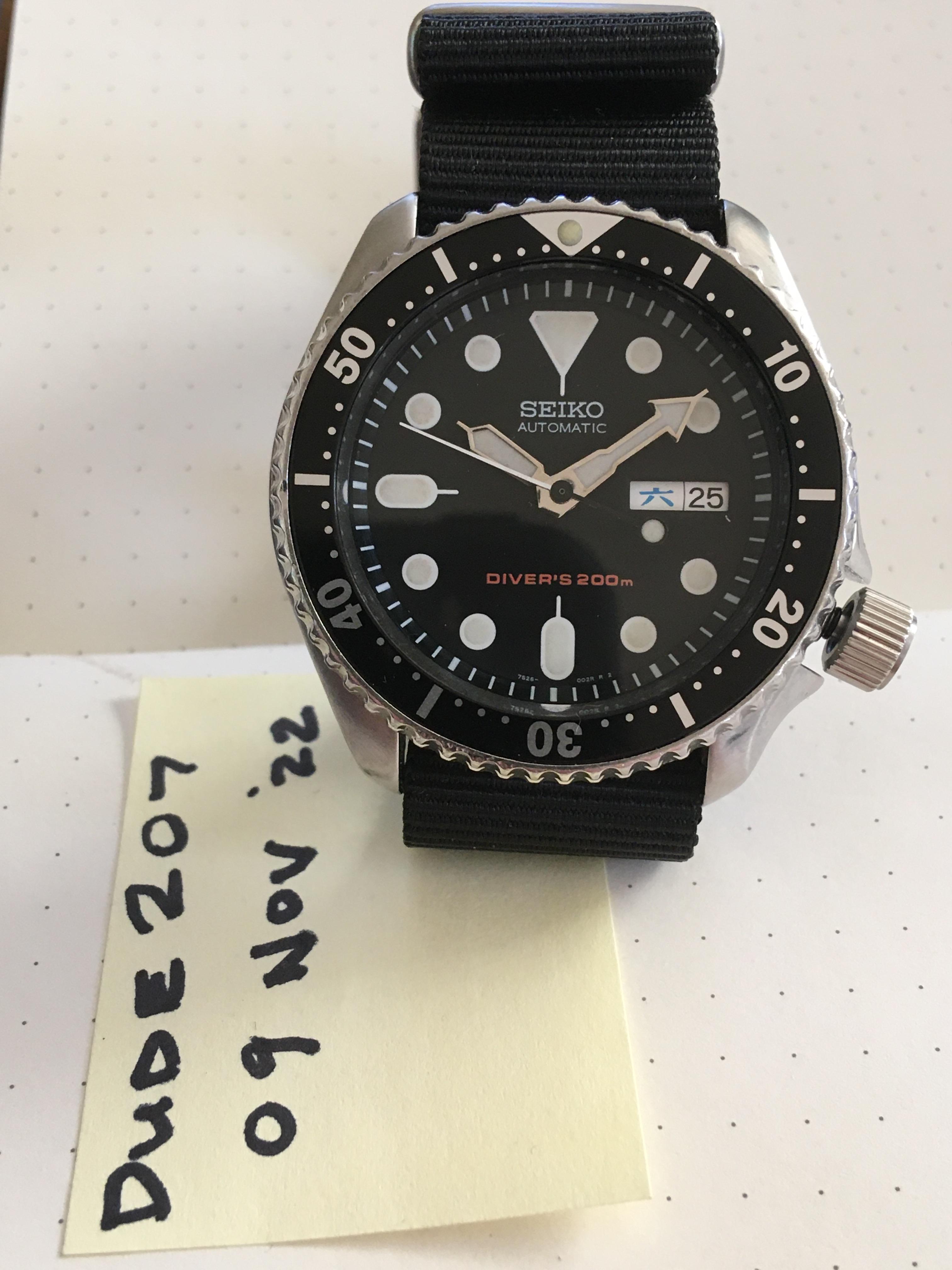 [WTS] Modded Seiko SKX007 // NH36 Movement // New Hardlex Crystal ...